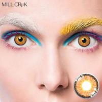 China KSSEYE Color Changing Natural Golden Brown Contacts Lenses 1 Year 14.5mm for sale