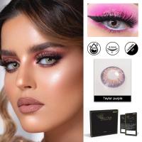 China Daily Disposible Cosplay Contacts Lenses Turquoise Color Lens 14.2mm for sale