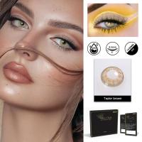 China Prescription Circle 14mm Contact Lens Taylor Green Grey Brown Purple for sale