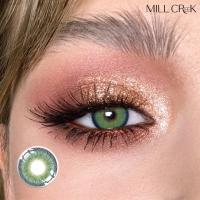 China 14mm HEMA NVP Natural Looking Colored Blue Eye Contact Lenses Zero Power for sale