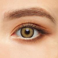 China Tricolor Natural Color Contact Lens Circle Yearly Himalaya Grey Brown Blue for sale