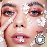 China Eye Cosmetic Yearly Gray Contact Lens Colour 8.5mm Zero Power for sale