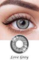China Eye Cosmetic Yearly Gray Contact Lens Colour 8.5mm Zero Power for sale
