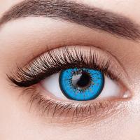 China Myopia Optical Colored 14.5 Mm Contact Lenses Grey Purple Blue For Reading for sale