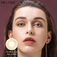 China KSSEYE Amber Brown Colored Contacts 14mm For Big Eye for sale