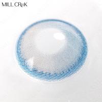 China KSSEYE Sparkle Natural Blue Contact Lenses Real Colored Contacts 14.2mm for sale