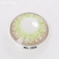 China Big Eye Green Contact Lens Colored Contacts No Prescription 14.2mm for sale