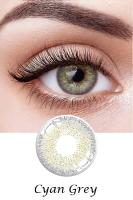 China Prescription Monthly Colored Contacts Sandy Grey 14mm for sale