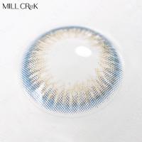 China Soft Gem Sapphire Blue Contact Lenses Natural Color Lenses 1 Year for sale