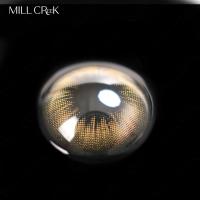 China 3 Tone Color Enhancing Chestnut Brown Contact Lens For Light Eyes for sale