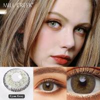 China Color Enhancing Grey Contact Lenses Prescribed Doll Eyes 14.0mm for sale
