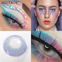 China Natural Blue Colored Contact Lenses Halloween Non Prescription 14.2mm for sale