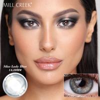 China Oem Party Prescribed Colored Contacts 14.2mm Green Brown Blue for sale