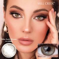 China Oem Party Prescribed Colored Contacts 14.2mm Green Brown Blue for sale