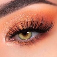 China Custom ISO13485 Green Eye Contact Lenses Non Prescription 14mm for sale
