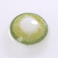 China Custom ISO13485 Green Eye Contact Lenses Non Prescription 14mm for sale