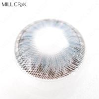 China Colored Cosmetic Opaque Gray Contact Lens Bluish Grey Contacts Eyewear 14.2mm for sale