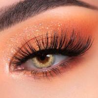 China Oem 14.2 Natural Soft Honey Gray Contact Lenses Two Tone for sale
