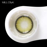 China KSSEYE Prescription One Month Color Contact Lenses Lime Green Emerald Green for sale