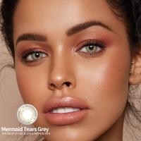 China Mermaid Tears Coloured Blue Eye Contact Lenses With Power 0.08mm for sale
