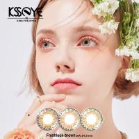 China Natural Colored Amethyst Eye Contacts Lens Non Prescription for sale