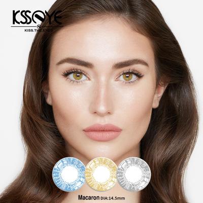 China HEMA NVP macaron Natural Color Contact Lens For Big Eye for sale