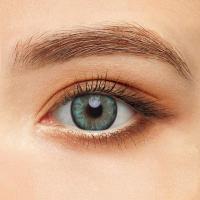 China Natural Looking Gemstone Green Contact Lens For Brown Eyes 14.0mm for sale