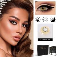 China 14mm Natural Colored Hyperopia Hazel Green Contact Lenses For Black Eyes for sale