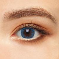 China Natural Blue Colored Contact Lenses Halloween Non Prescription 14.2mm for sale