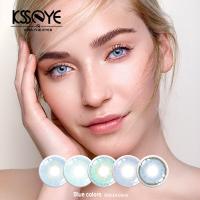 China Oem Cosmetic Tricolor Blue Cosplay Contacts Lens 1 Year Without Power PP blister for sale