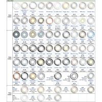 China OEM Cosmetic Tinted Circle Black Pupil Contact Lenses 3 Tone For Dark Eyes for sale