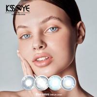 China Mermaid Tears Coloured Blue Eye Contact Lenses With Power 0.08mm for sale