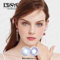 China Custom Cosmetic Prescription Husky Blue Eye Contact Lenses for sale