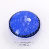 China OEM Realistic Blue Aqua Colored Contacts For Brown Eyes for sale