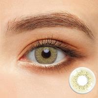 China Affordable Monthly Colored Contacts Caramel Brown Lens 3 Tone for sale