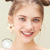 China Aurora Green 14.2 Mm Contact Lenses Colored Eye Contacts Prescription for sale