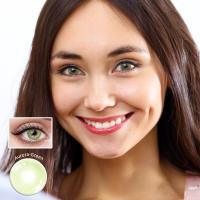 China Solid Graphite Coloured Natural Eye Contact Lenses Without Power 14.0mm for sale