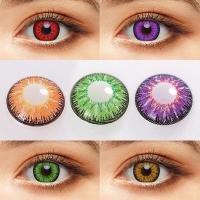 China Magic Color Prescription Cosplay Contact Lens Uniqso Makima 14.5mm for sale