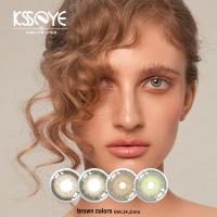 China Odm Colored Moonlight Brown Colored Contacts Lenses For Dark Eye for sale