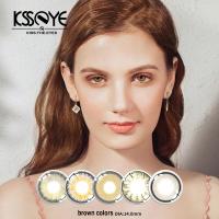 China Customized 14mm Natural Brown Colored Contacts Lenses For Cosplay for sale