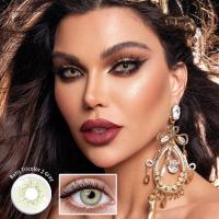 China 1 Year Soft Hazel Grey Eyes Lens Natural Cosplay Circle Lenses for sale