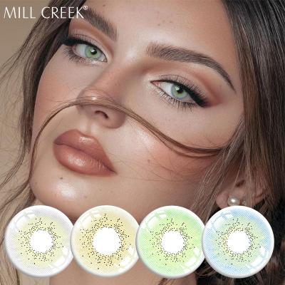 China Custom Enhancement Tint 14.2 Mm Contact Lenses For Blue Eyes for sale