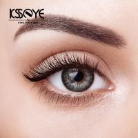 China OEM Cosmetic Tinted Circle Black Pupil Contact Lenses 3 Tone For Dark Eyes for sale