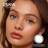 China Odm Solid Most Realistic Colored Contacts Natural Looking For Dark Eyes for sale