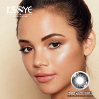 China ODM Yearly Big Eyes Natural Black Contacts Non Prescription 14.5mm for sale