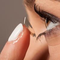 China One Day Transparent Clear Color Contact Lenses For Short Sight Astigmatism for sale