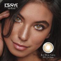 China Enhancement Beauty Icy Gray Contact Lenses 3 Tone 8.5mm for sale