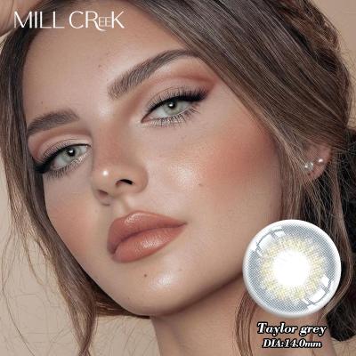 China KSSEYE 14mm Prescribed Taylor Blue Gray Contact Lenses For Annual Graduation for sale