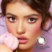 China ODM Realistic Circle Black Rim Contact Lenses 14.5mm For Big Eyes for sale