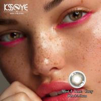 China KSSEYE Natural Colored Eye Grey Contact Lens Circle Lenses Non Prescription 14mm for sale